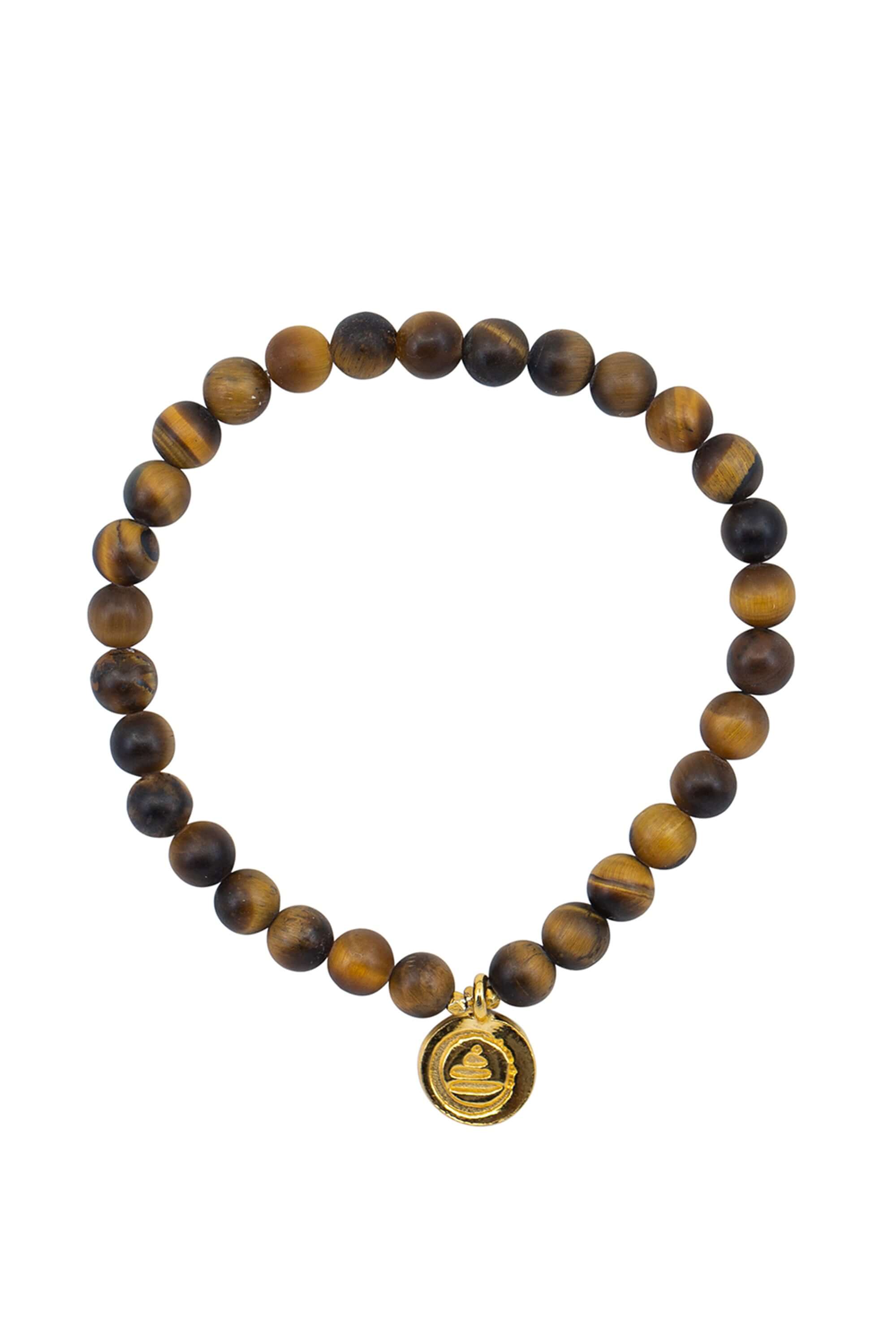 Balance Tiger's Eye Gold Bracelet Leela Inspired