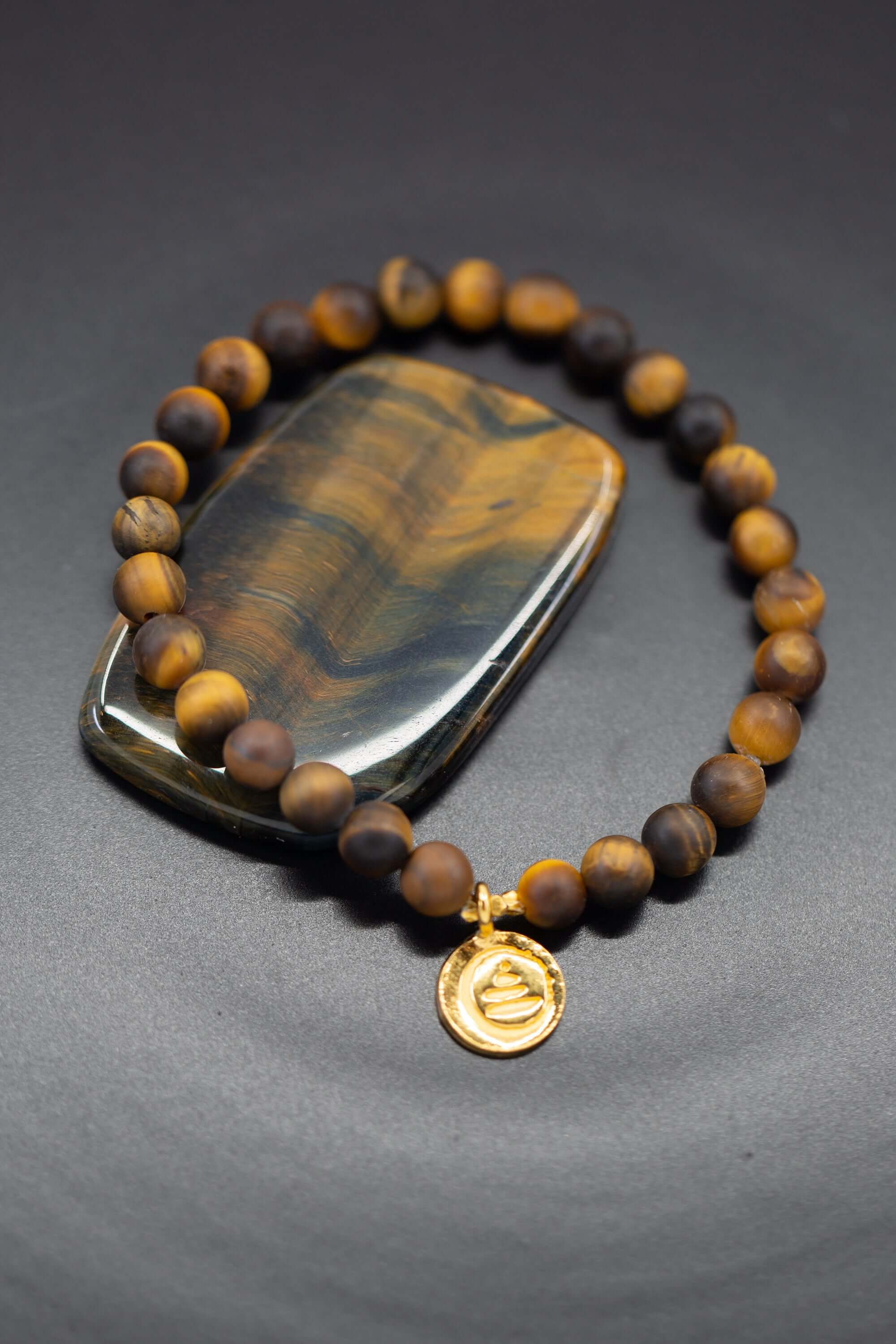 Balance Tiger's Eye Gold Bracelet Leela Inspired